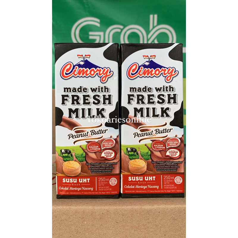 Jual BARU CIMORY CHOCOLATE MINT/ PEANUT BUTTER250 ml | Shopee Indonesia