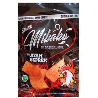 Jual MIKAKO SNACK RASA AYAM GEPREK 1PAcK ISI 10 BUNGKUS | Shopee Indonesia