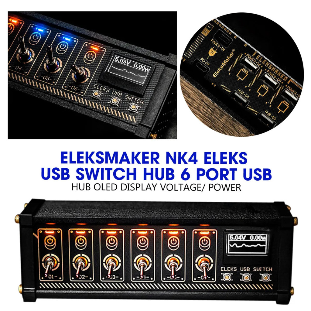 Jual Eleksmaker Jam Meja NIXIE Classic Retro Style RGB Desk Clock ...