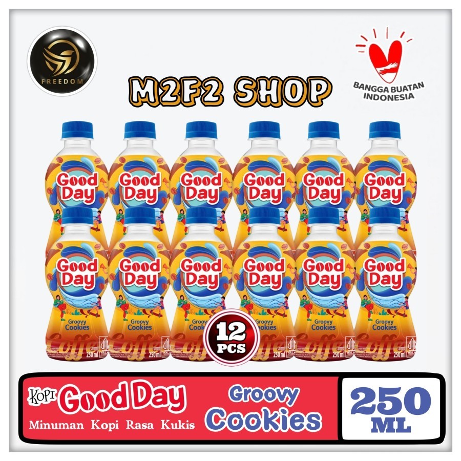 Jual Good Day Groovy Cookies Coffee | Minuman Kopi Rasa Kukis Botol Pet ...