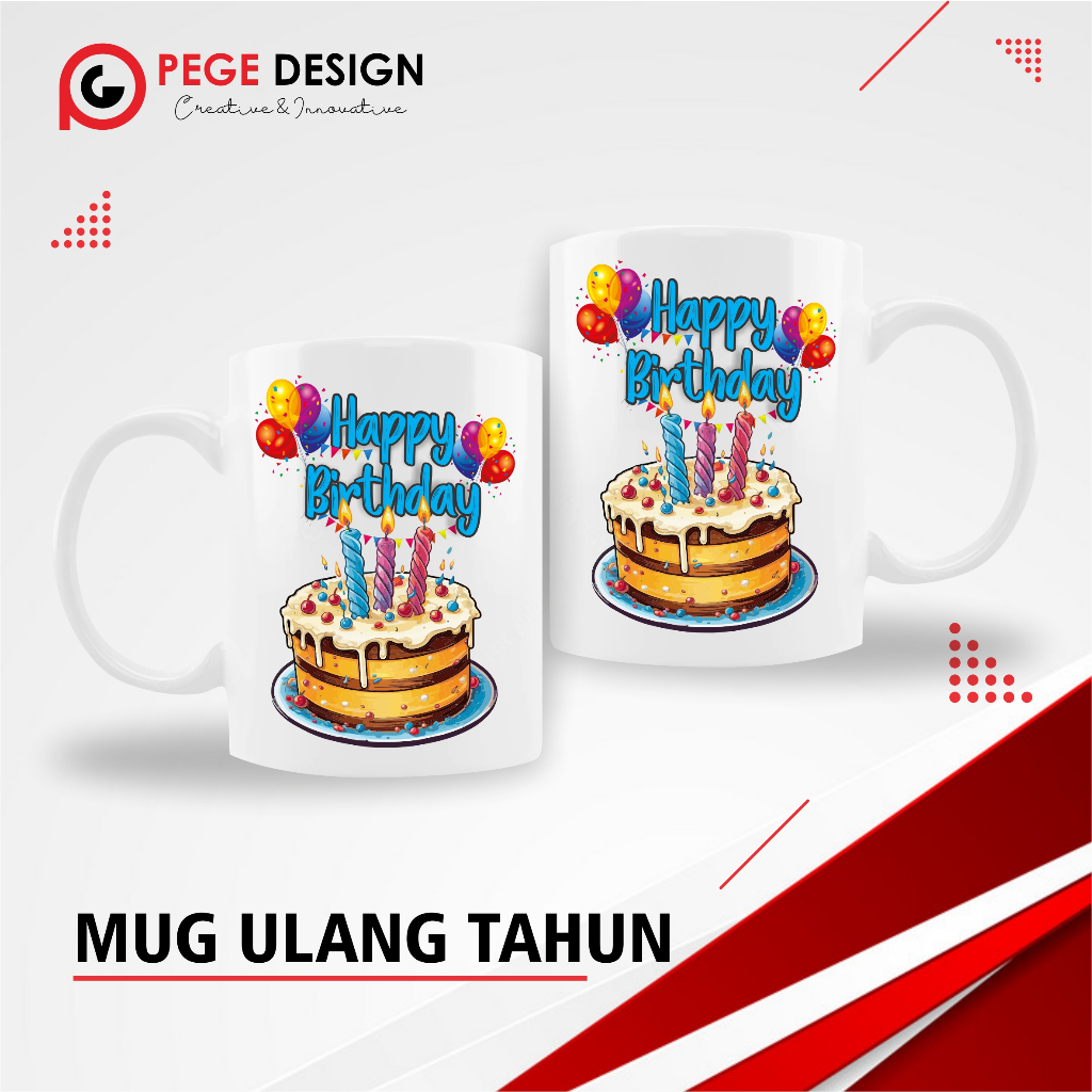 Jual MUG ULANG TAHUN//SOUVENIR ULANG TAHUN//MUG HAPPY BIRTHDAY | Shopee ...