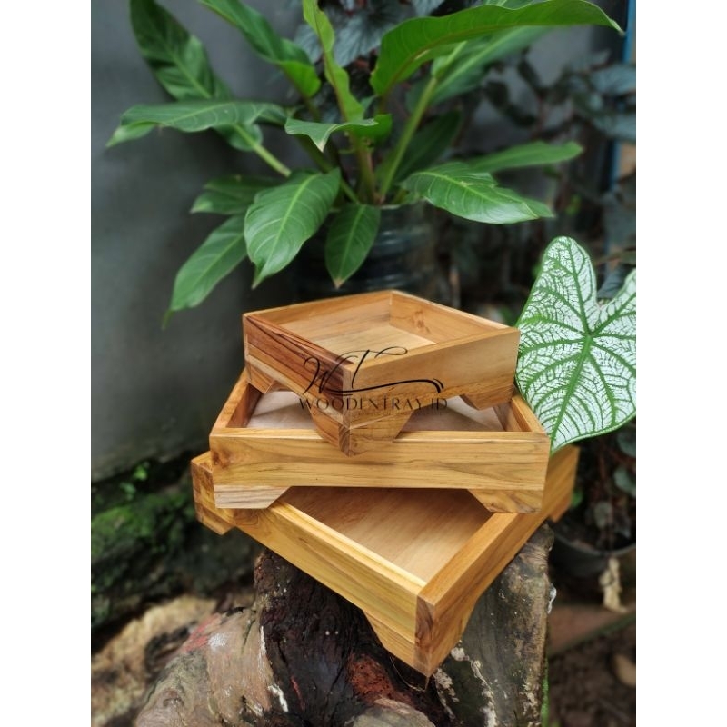 Jual WOODEN TRAY / NAMPAN KAYU / NAMPAN / KOTAK HANTARAN / KOTAK ...