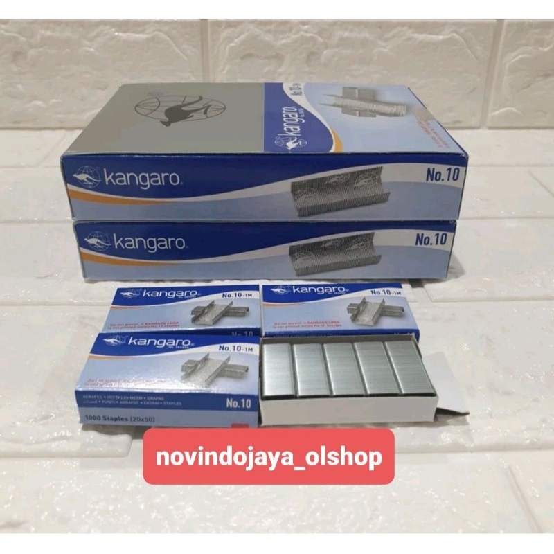 Jual Isi Staples kecil No.10 KANGARO - isi staples murah | Shopee Indonesia