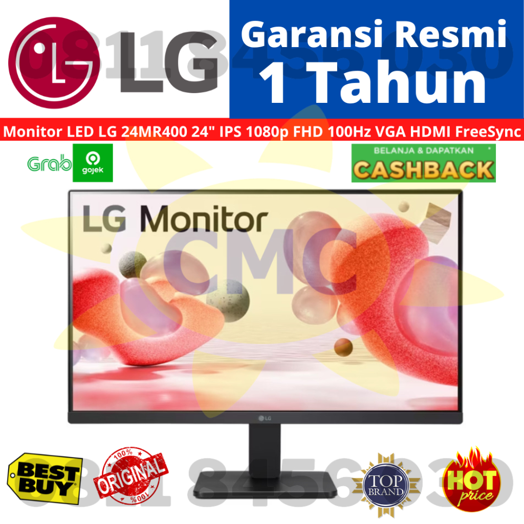 Jual Monitor LED LG 24" 24MR400 IPS 1080p FHD FreeSync 100Hz | Shopee ...