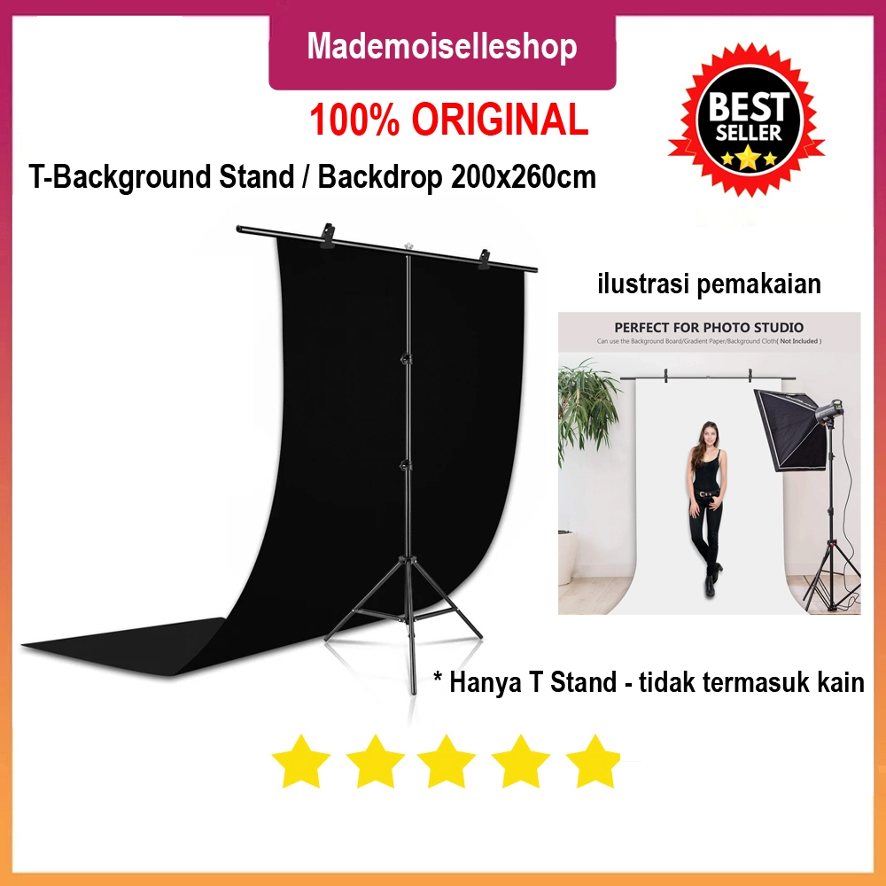 Jual Meking T Background Stand 200x260cm for Product & Model ...
