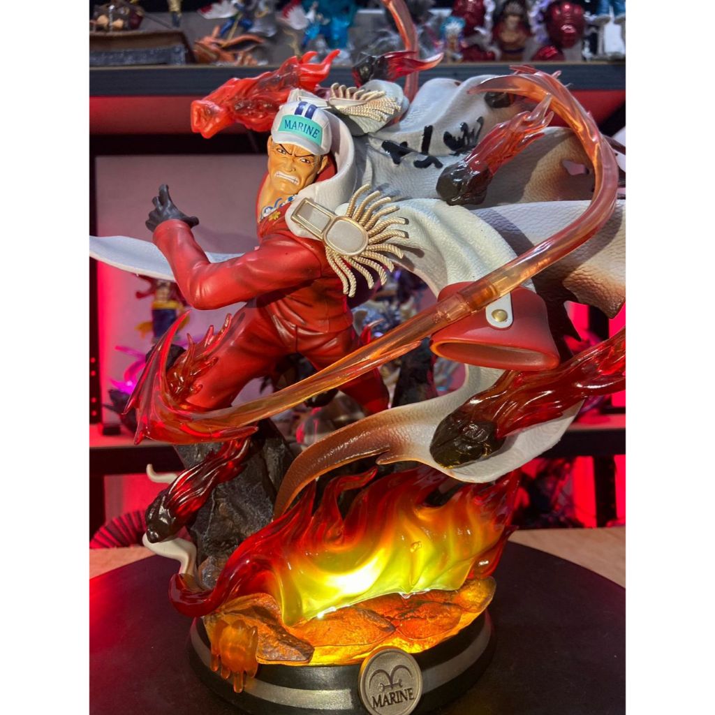 Jual [ Foto Asli ] Action Figure One Piece Marine TJ Studio Akainu ...