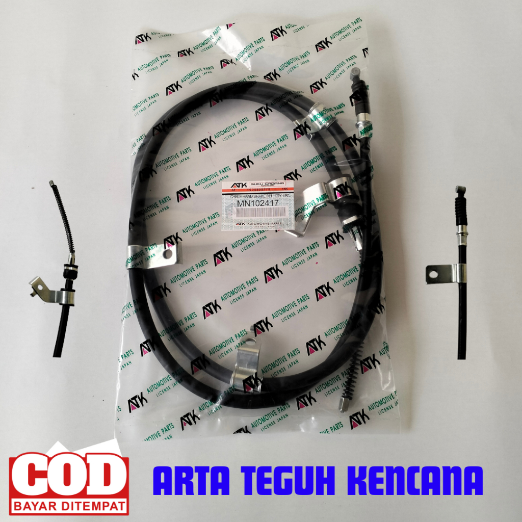 Jual Cable hand brake triton 2.5 cc double cabin RH kabel rem tangan ...