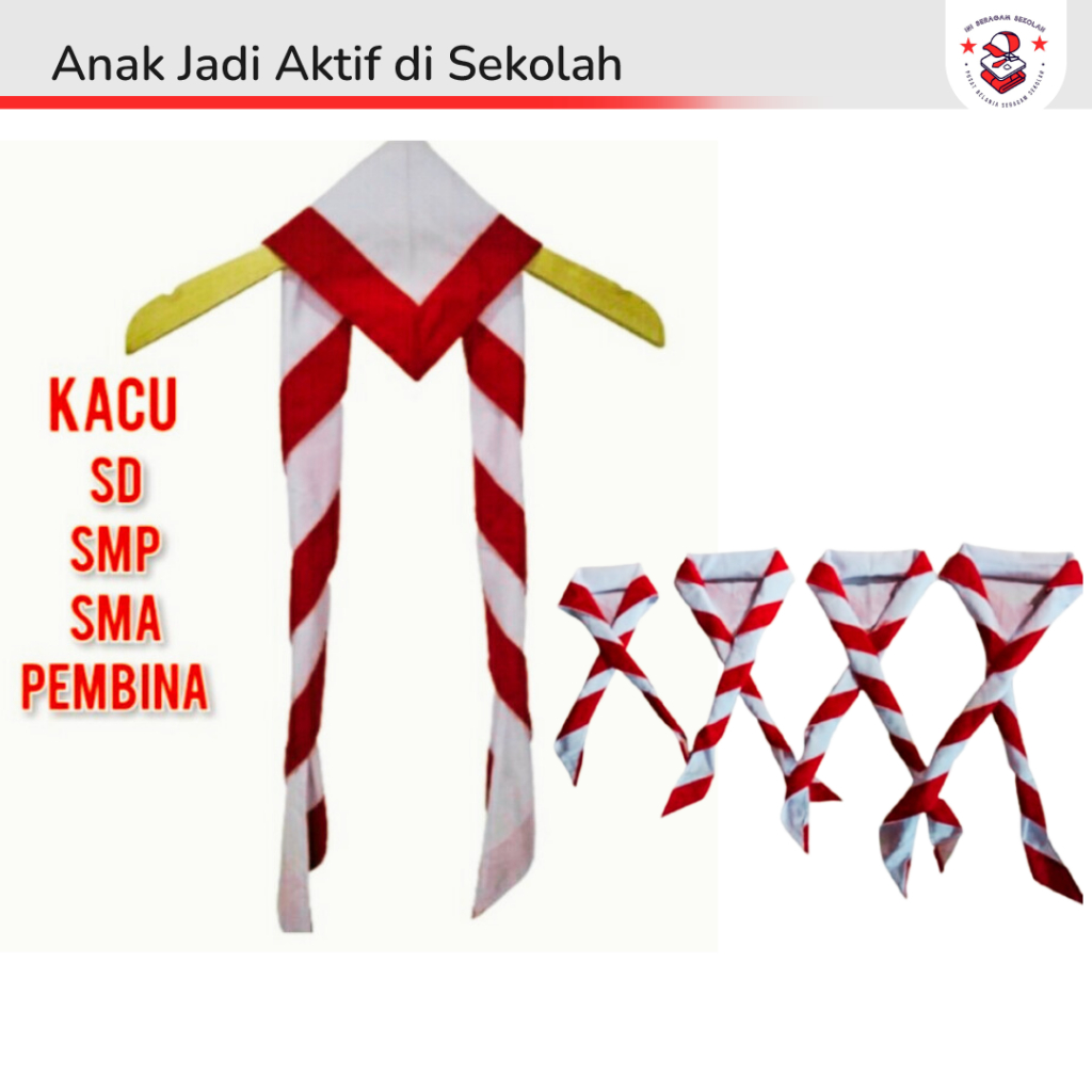 Jual Seragam Sekolah Kacu Hasduk Perlengkapan Atribut Pramuka Anak ...