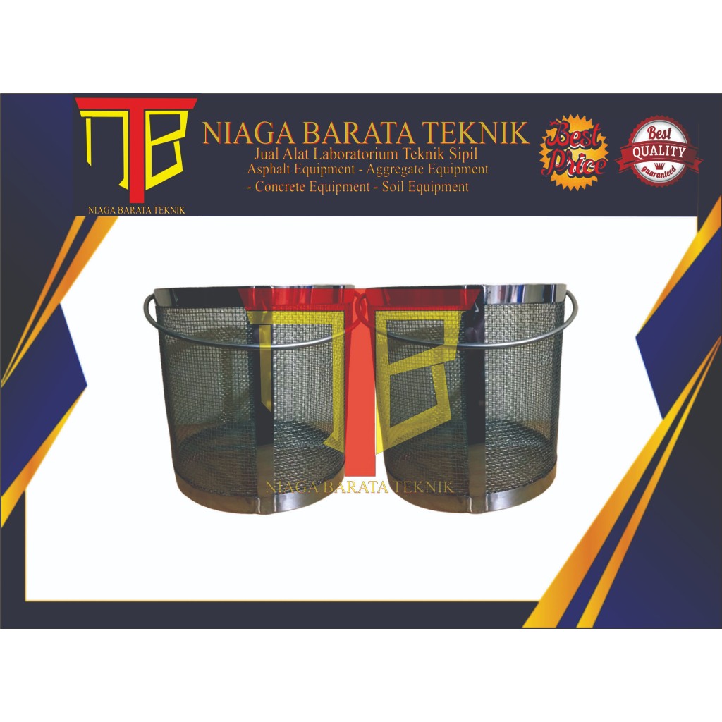 Jual Sample Basket For Specific gravity & Absorption of Coarse ...