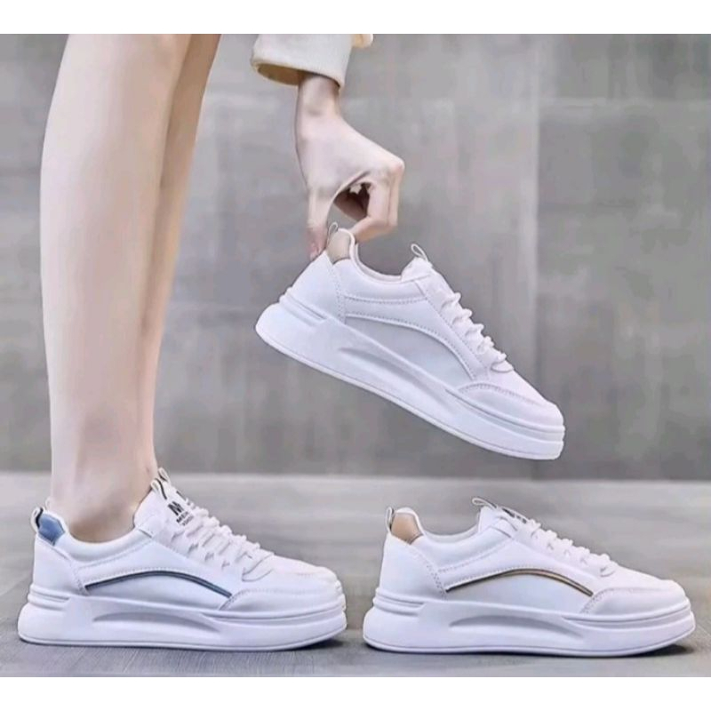 Jual Sepatu Sneakers Wanita KOREAN STYLE | Shopee Indonesia