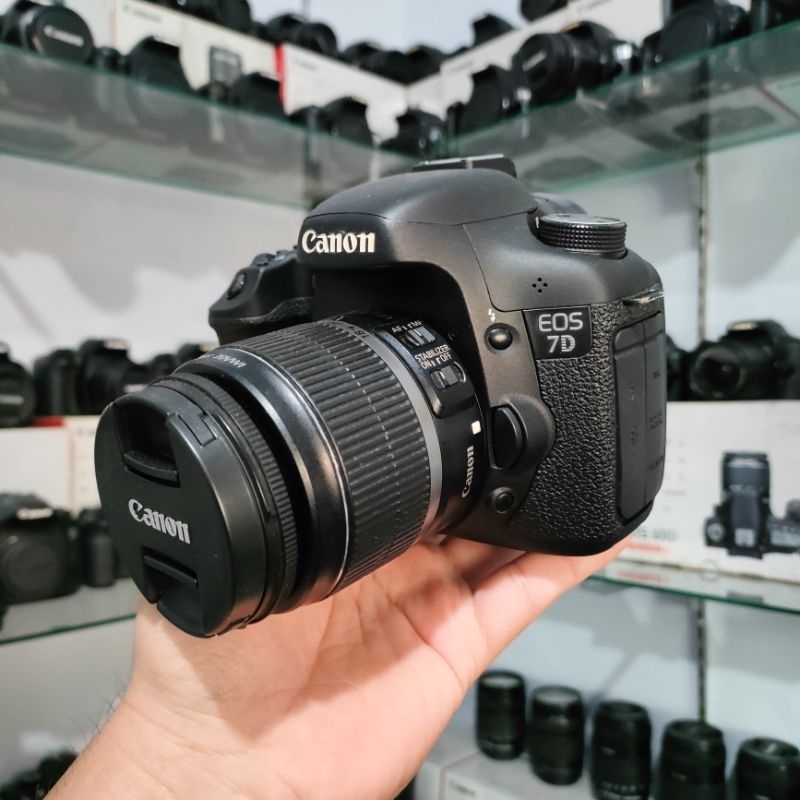Jual Kamera DSLR Canon 7D Lensa Kit 18-55mm Fullset bukan 60D 70D 80D ...