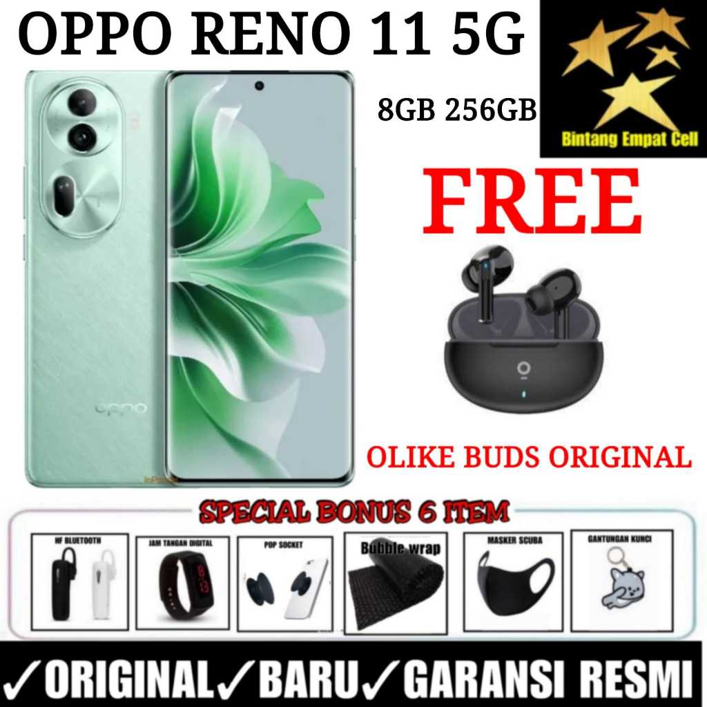 Jual OPPO RENO 11 5G & RENO 11F 5G 8/256 & RENO 11 PRO 5G 12/512 GARANSI RESMI | Shopee Indonesia