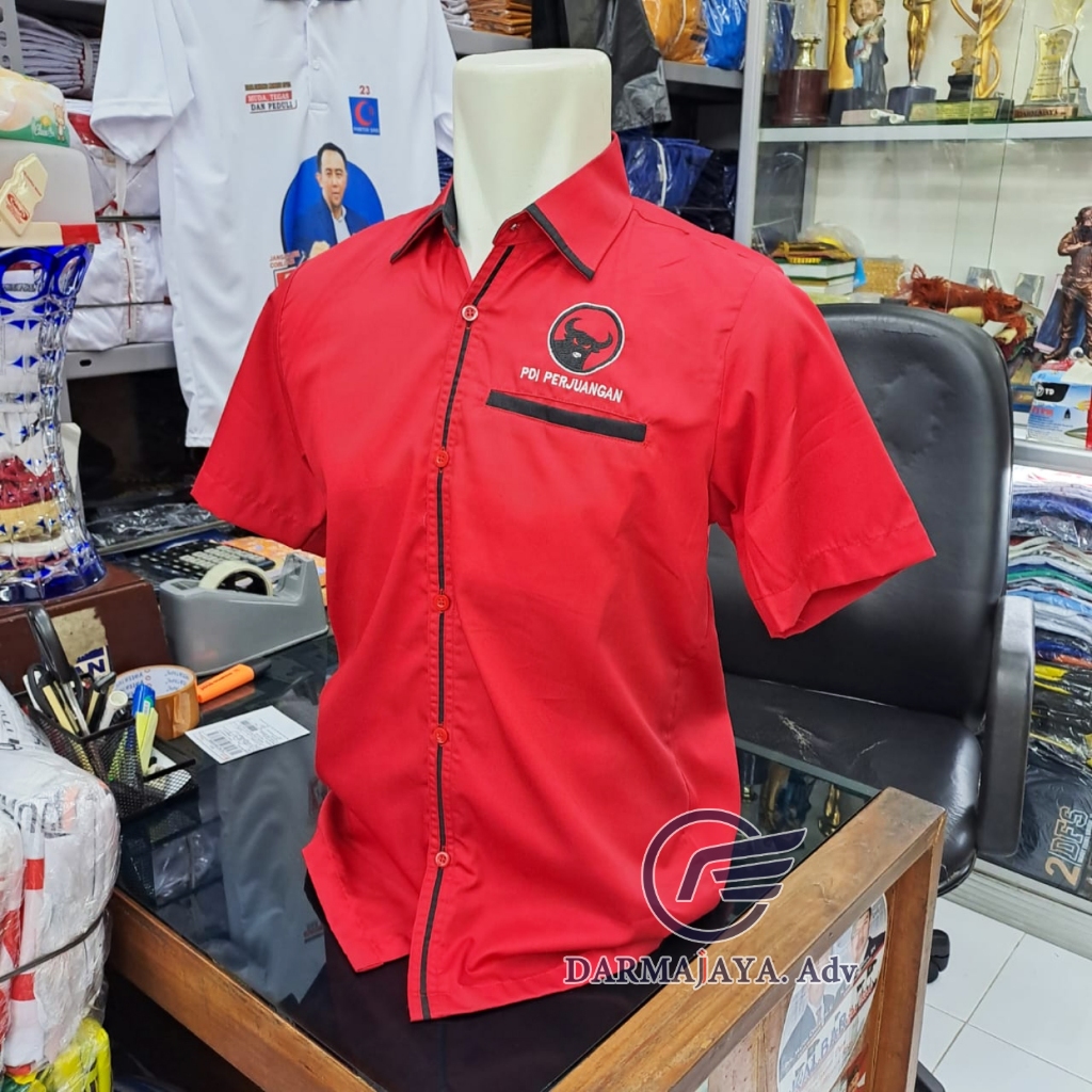 Jual kemeja partai pdi perjuangan pendek | Shopee Indonesia Jual kemeja partai pdi perjuangan pendek | Shopee Indonesia