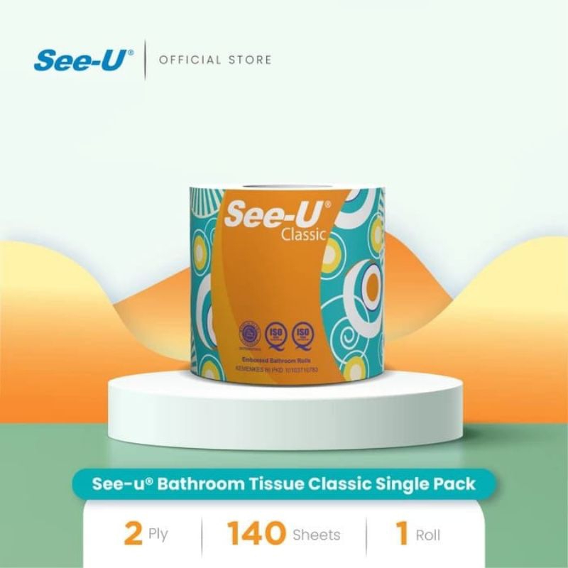 Jual Tissue See-U Classic Tisu roll// Tisu Toilet Roll | Shopee Indonesia