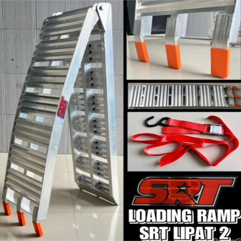 Jual TANGGA MOTOR LIPAT 2 SRT LOADING RAMP SRT ALUMINIUM | Shopee Indonesia