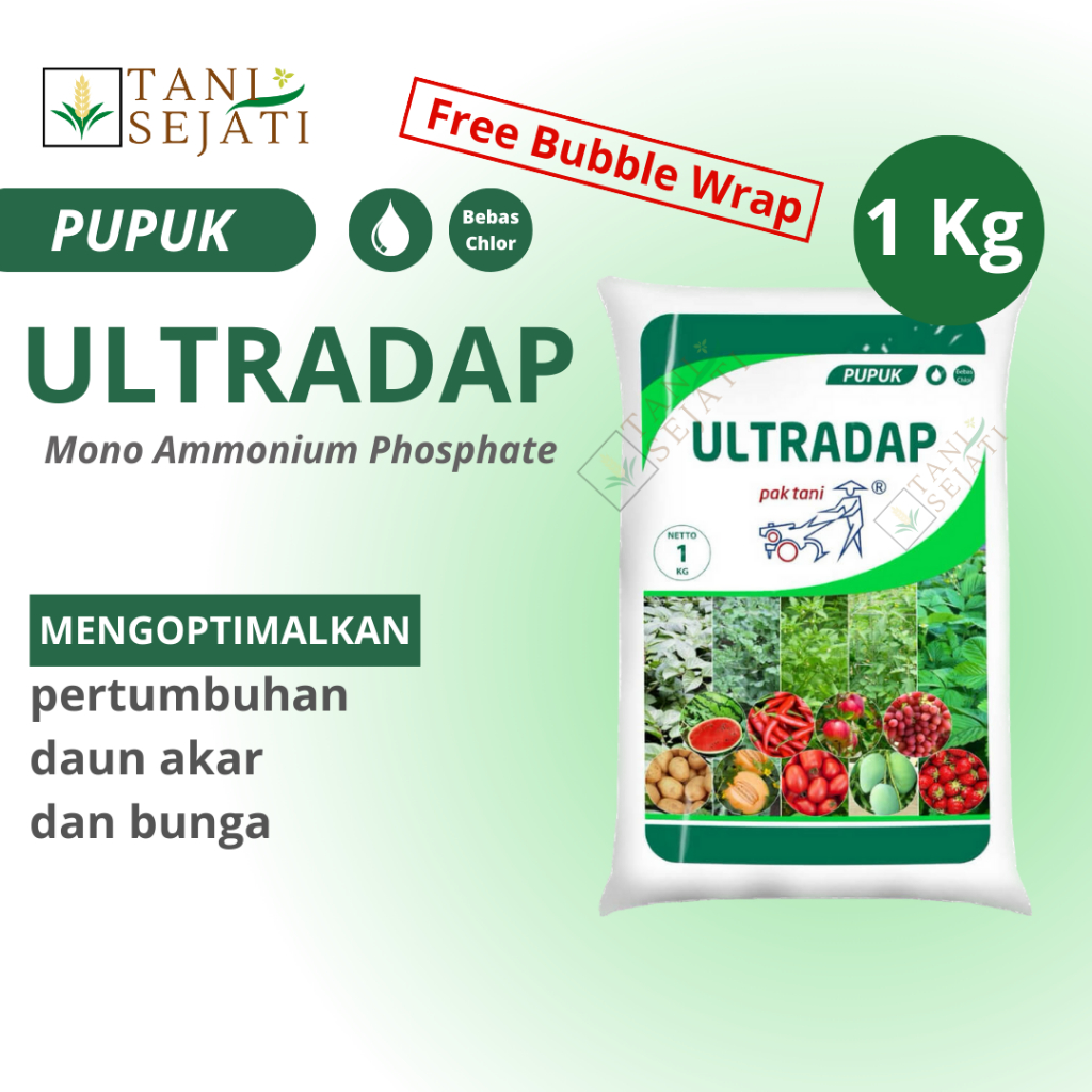 Jual Pupuk Ultradap Pak Tani Kemasan Pabrik 1 Kg Pupuk Mono Ammonium ...