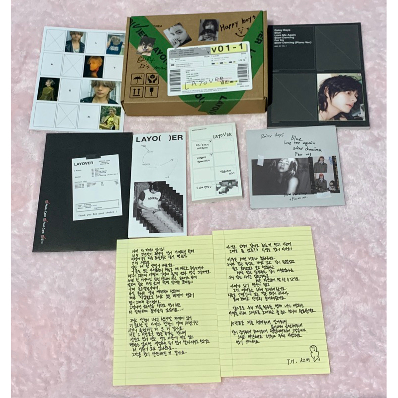 Jual [Unsealed] OFFICIAL Album Layover Taehyung V BTS | Shopee Indonesia