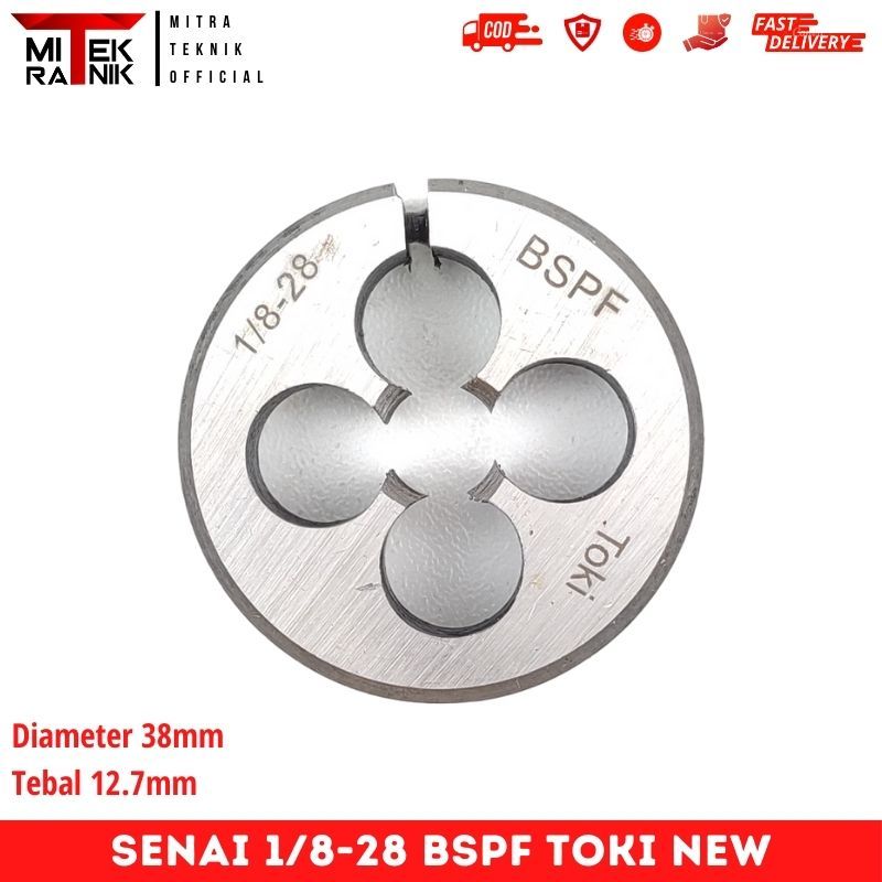 Jual Senai Round Dies Senay 1/8 - 28 BSPF Pembuat Drat Pipa Senei Toki | Shopee Indonesia