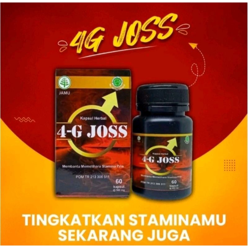 Jual 4 G Joss Asli Original Herbal Alami Berkualitas Bpom | Shopee ...