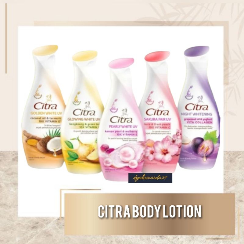 Jual Citra Hand Body Lotion 210ml | Shopee Indonesia