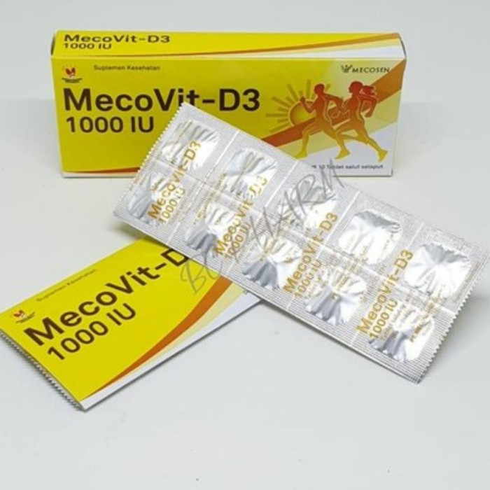 Jual Mecovit D3 1000 IU isi 30 Tablet - Menambah Imun Tubuh | Shopee ...
