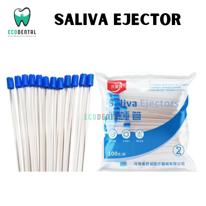 Jual Saliva Ejector Dental Suction Penyedot Air Liur Isi 100pc | Shopee Indonesia