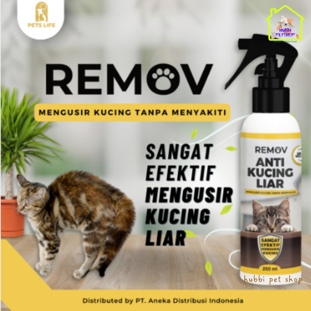 Jual Remov Spray Anti Kucing Liar Cegah Kucing Pup Pipis Sembarangan ...