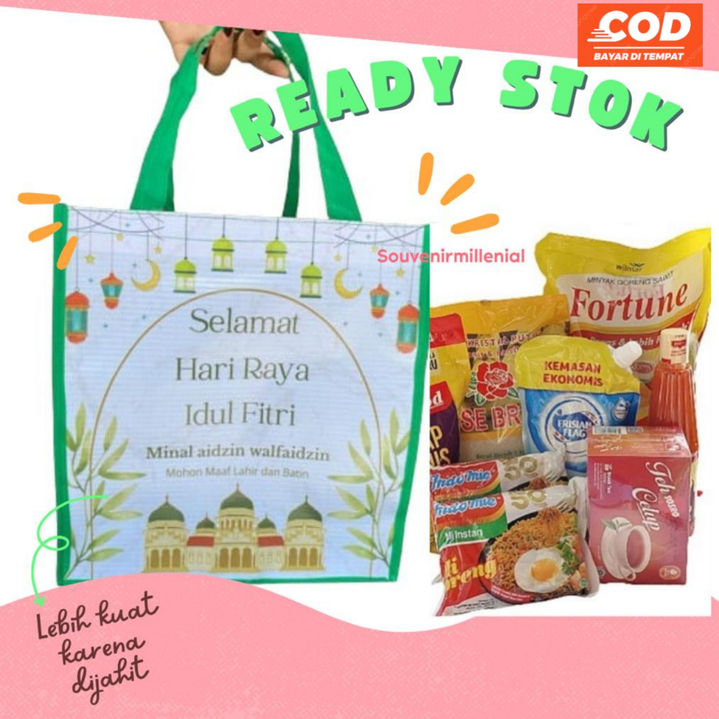 Jual Tas Hampers Lebaran Idul Fitri Hari Raya Bingkisan Parcel Sembako ...