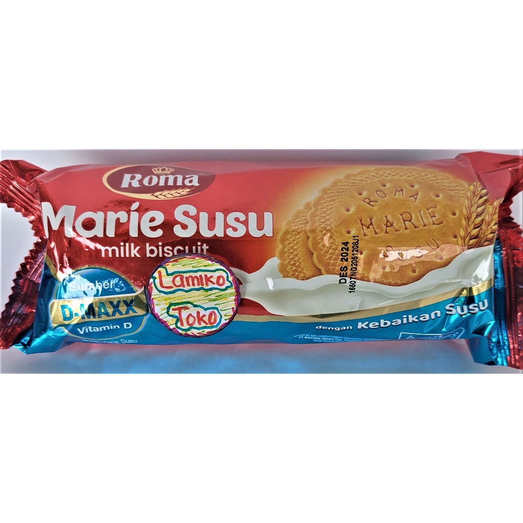 Jual ROMA MARIE SUSU 115GR ROTI MARIE | Shopee Indonesia