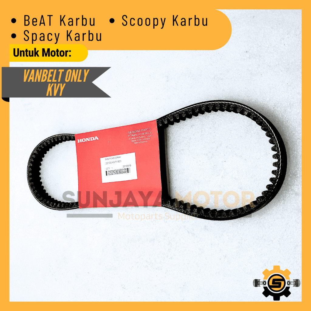 Jual Vanbelt Only KVY Sabuk Belt CVT Kualitas Original Honda Beat Karbu ...