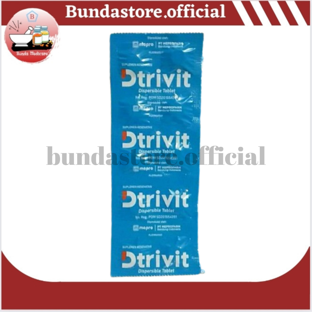 Jual Dtrivit Tablet 400 IU - SATUAN JUAL PER STRIP/10 TABLET) - Vitamin ...