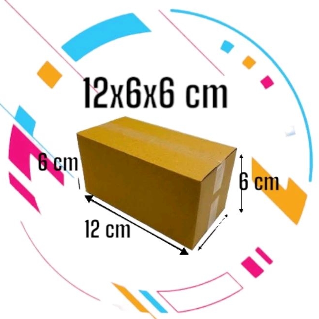 Jual Kardus box packaging 12x6x6 cm dus kecil | Shopee Indonesia