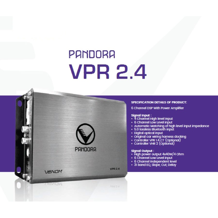 Jual Car Audio DSP 6 Channel - VENOM - PANDORA VPR 2.4 | Shopee Indonesia