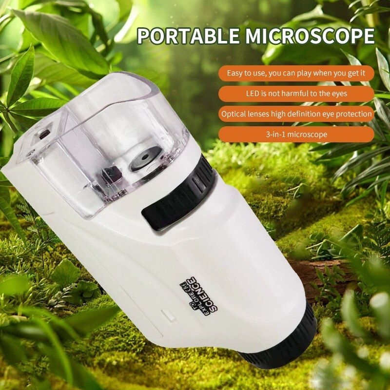 Jual Mini Portable Microscope 60X-120X Magnification | Shopee Indonesia