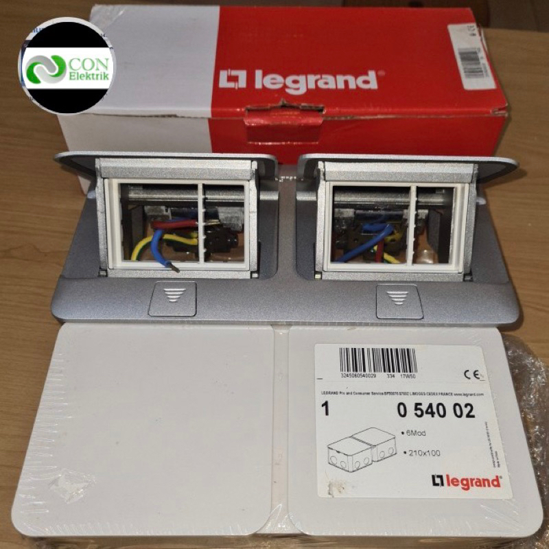 Jual Stop Kontak Lantai Kosong 6 (2x3) Modul Legrand -054012 plus ...