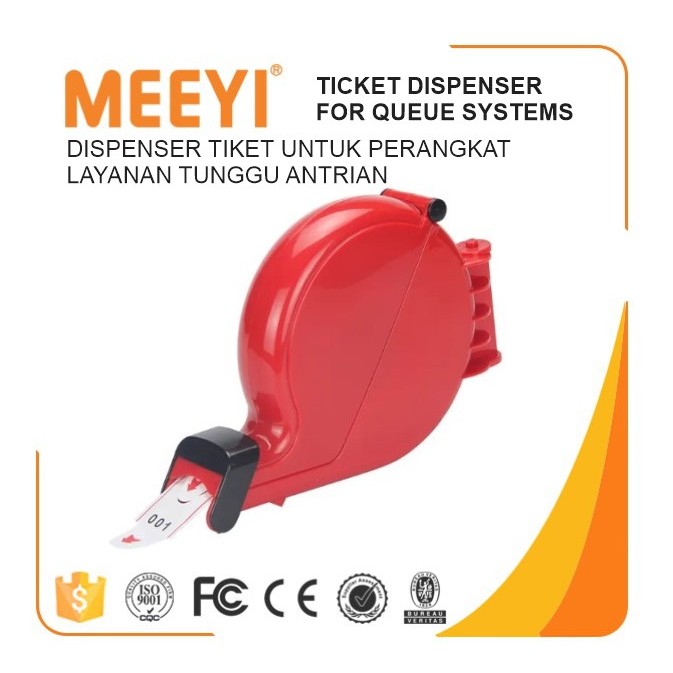 Jual Dispenser nomor tiket untuk alat panggil nomor layanan antri ...