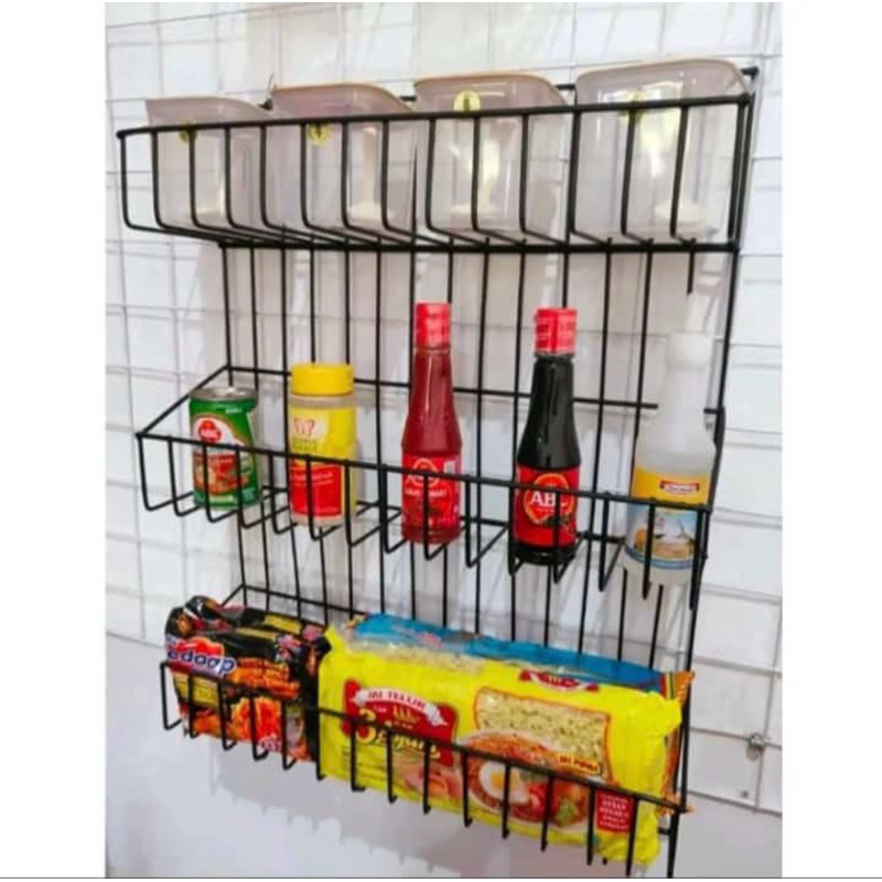 Jual Rak bumbu RB02 & RB03 rak dapur rak shampo rak dapur serbaguna Rak ...