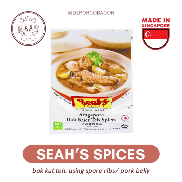 Jual DEPORCO Seah's Spices Singapore Bak Kuet Teh Bakkutteh Bumbu Siap ...