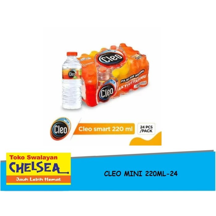 Jual Cleo Mini air minum 220ml isi 24 per Dus | Shopee Indonesia Jual Cleo Mini air minum 220ml isi 24 per Dus | Shopee Indonesia