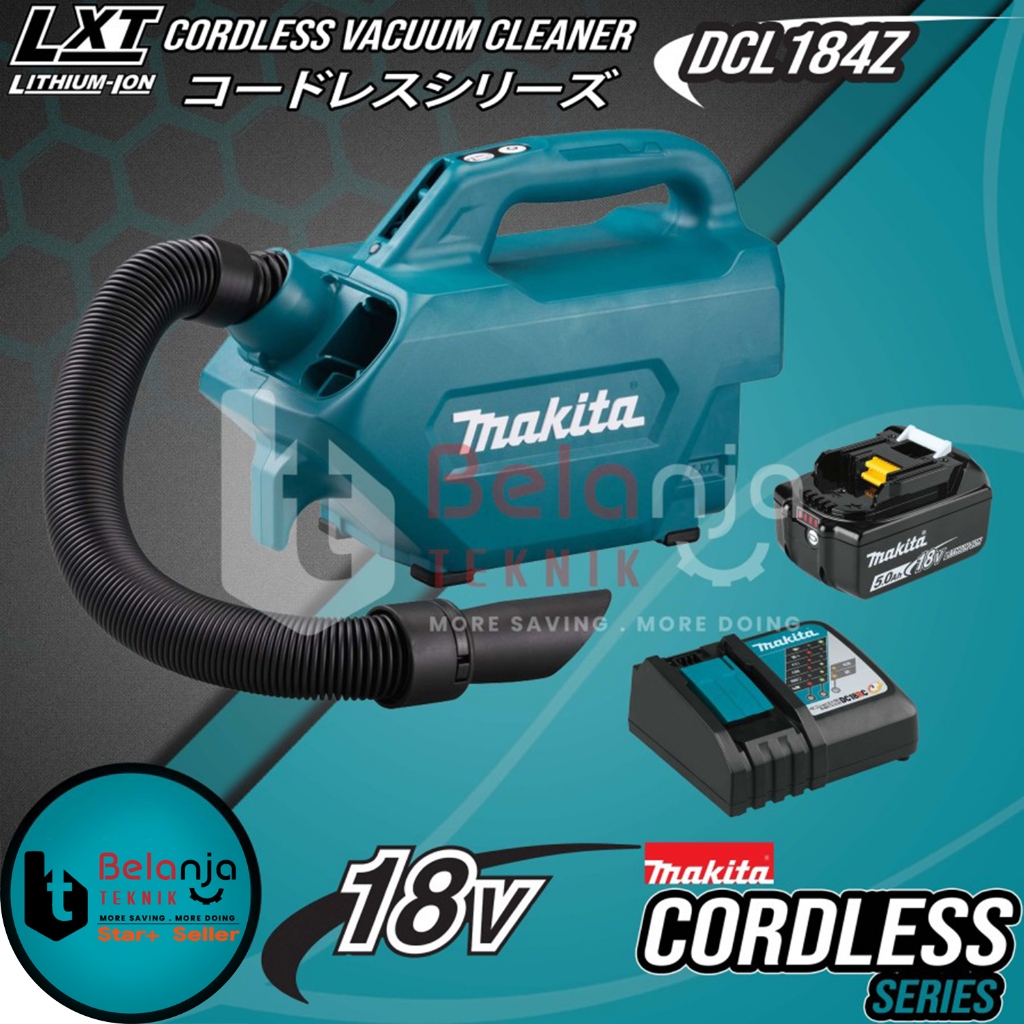 Jual Makita Vacuum Cleaner DCL184Z Cordless Portable Penghisap Debu Set ...