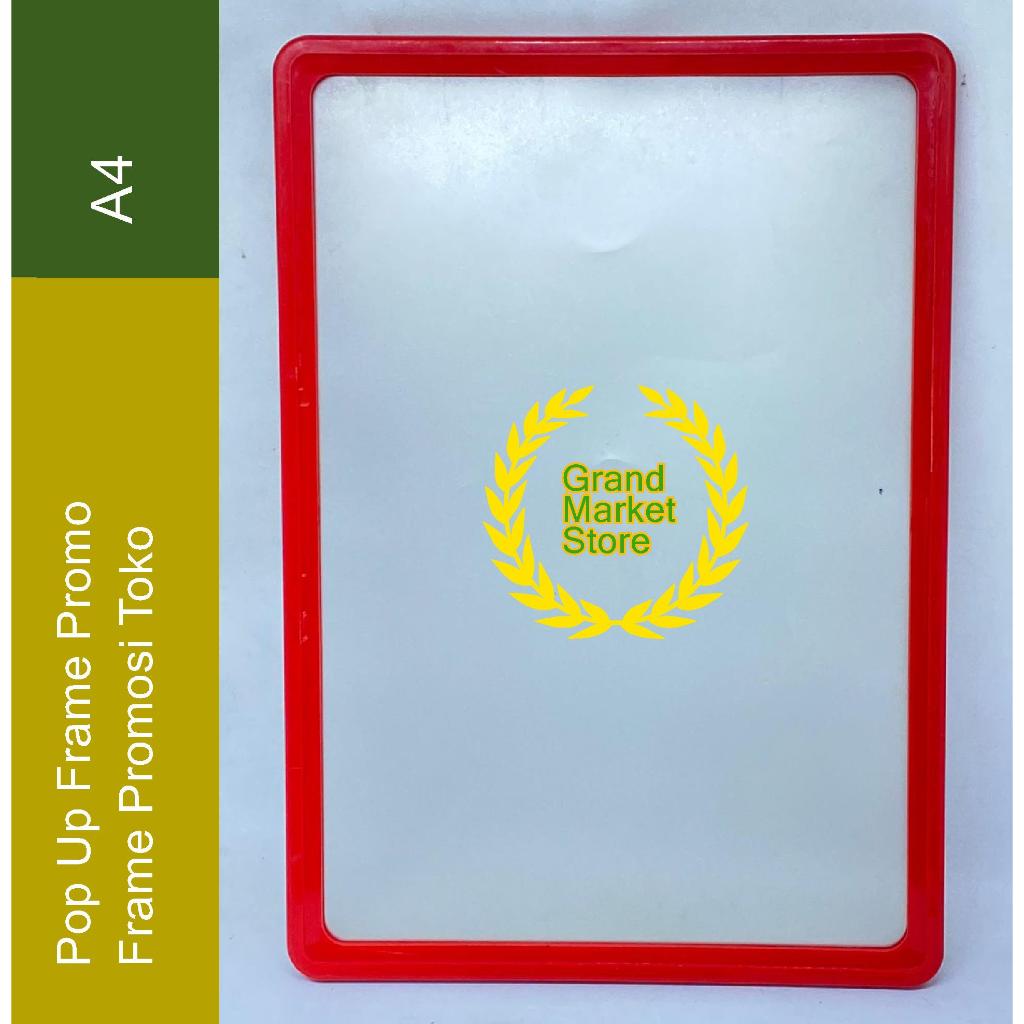 Jual Pop Up Frame Promo Ukuran A4 / Bingkai Frame Promosi Toko Frame ...