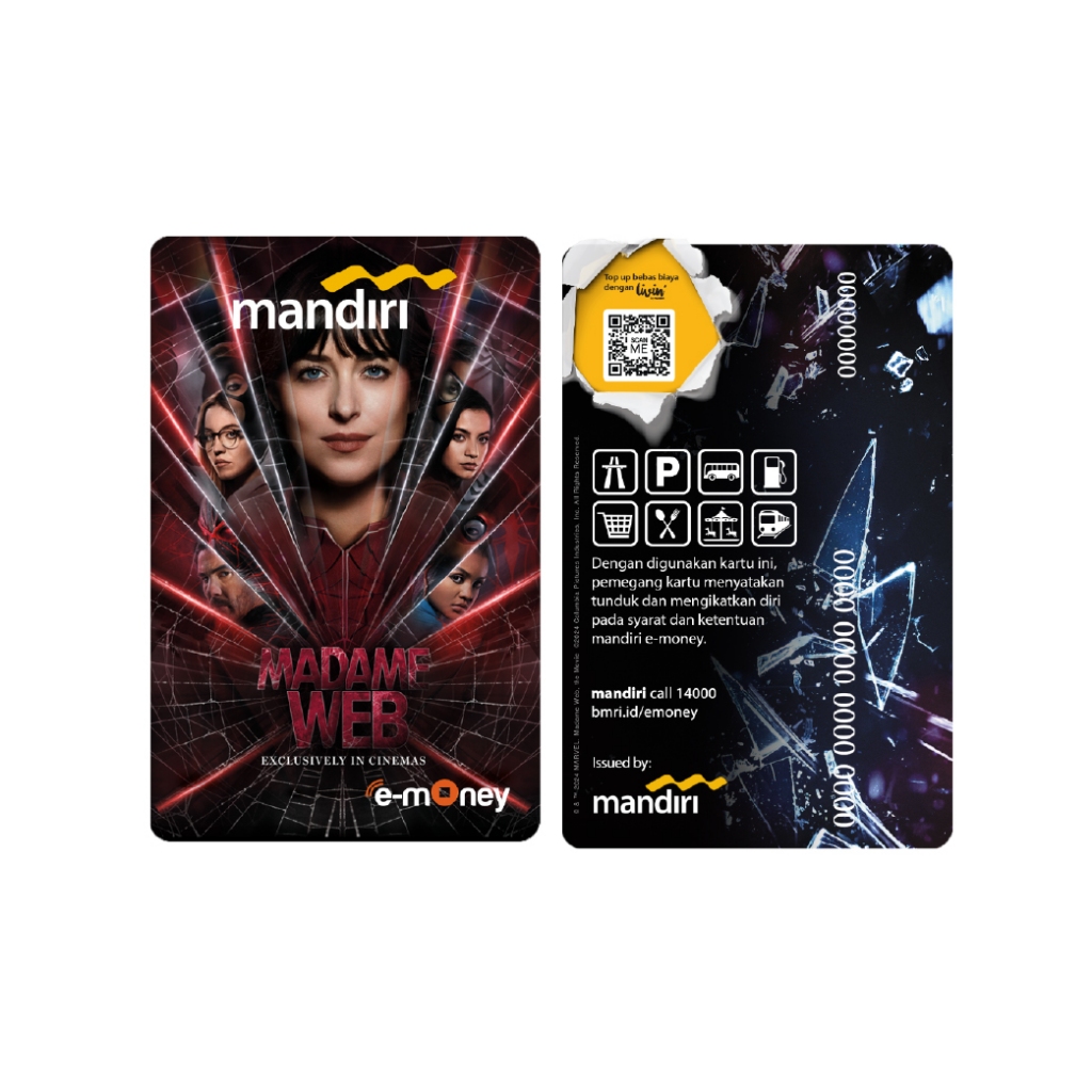 Jual Mandiri e-Money edisi Film Madame Web - Poster | Shopee Indonesia