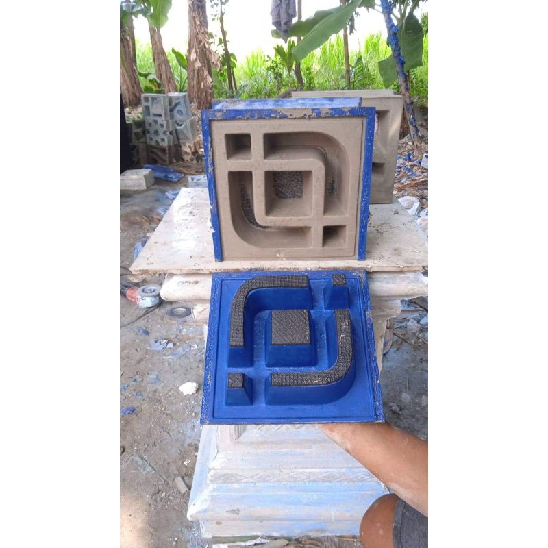 Jual cetakan roster alat cetak loster fiber 2 muka | Shopee Indonesia