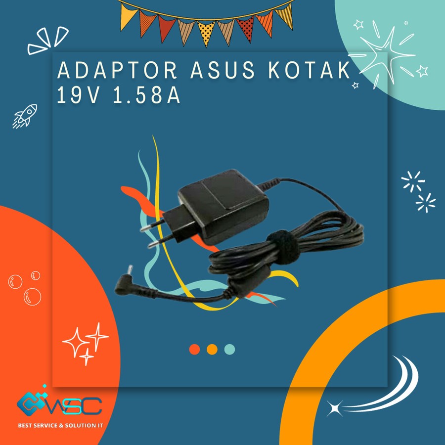 Jual Adaptor Laptop Asus Square 19v 1.58a (2.5mm*0.7mm) 30w Original | Shopee Indonesia