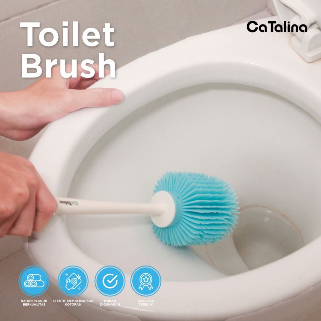 Jual Sikat Silikon WC Kloset Toilet Brush BPCLE-02/02A | Shopee Indonesia