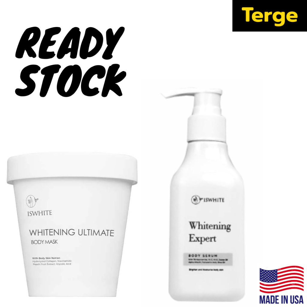 Jual Iswhite Whitening Glowing Package Ultimate Body Mask & Serum ...