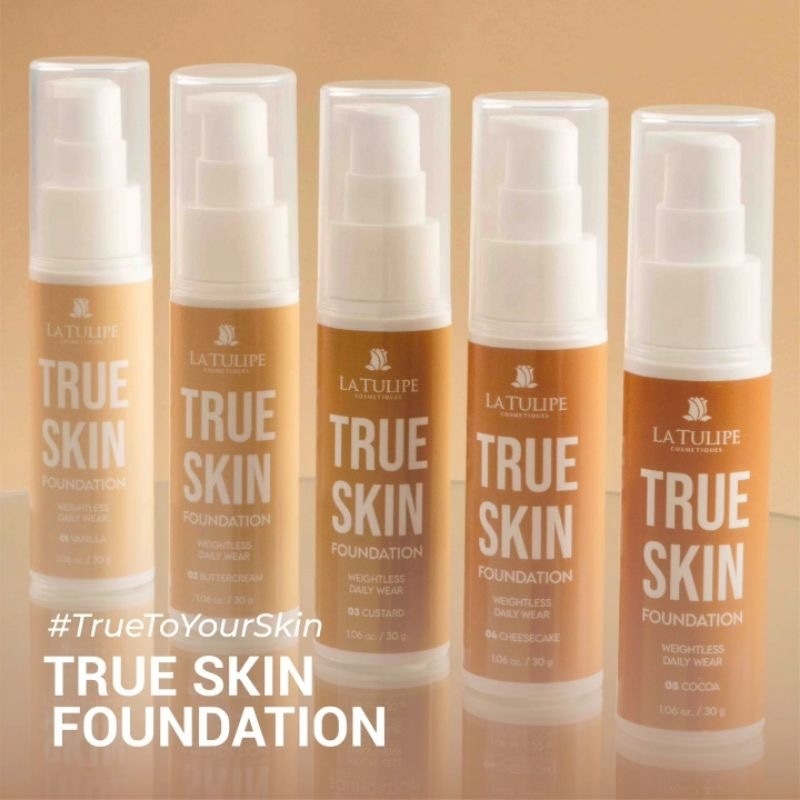 Jual LATULIPE True Skin Foundation 30gr | Shopee Indonesia