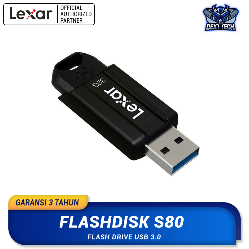 Jual Lexar Flashdisk Flash drive JumpDrive® S80 USB 3.1 | Shopee Indonesia