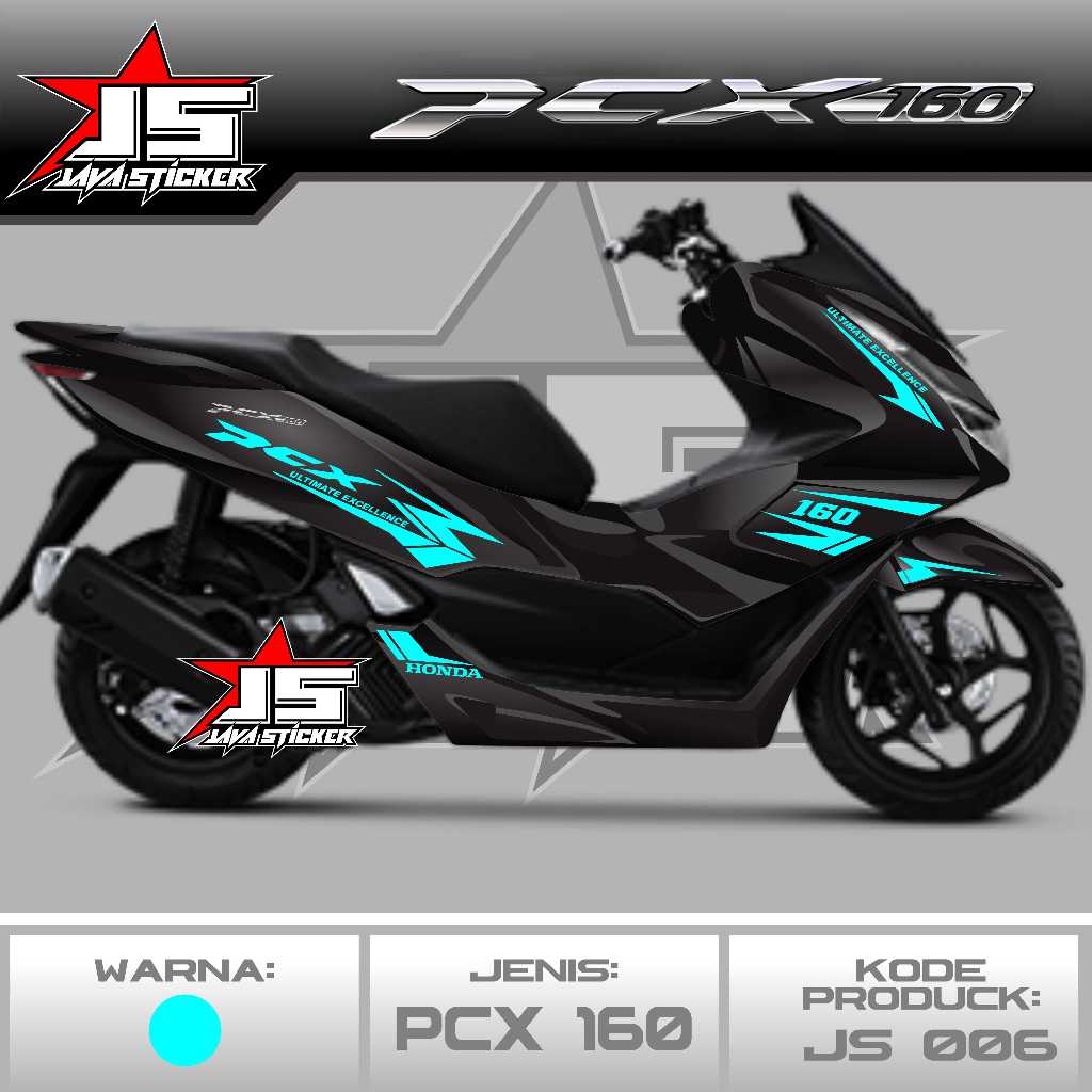 Jual Cutting Sticker PCX - Aksesoris Motor Stiker Honda PCX 160 cc ...