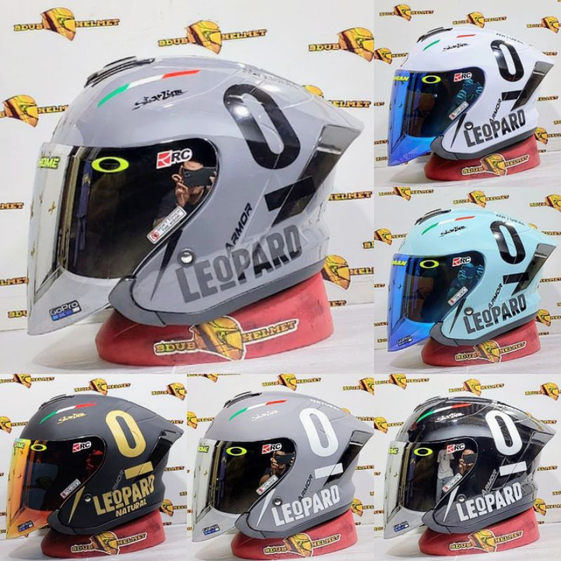 Jual HELM JS ARMOR LEOPARD GORILLA GLOSY PAKET GANTENG | Shopee Indonesia